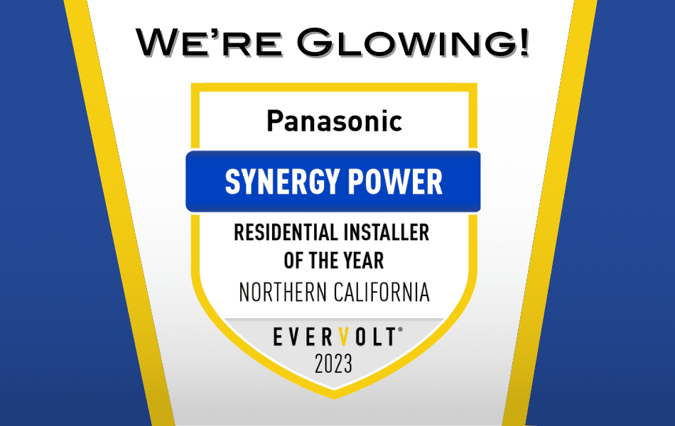 Synergy Power Wins Panasonic's Installer of the Year Award · Synergy Power